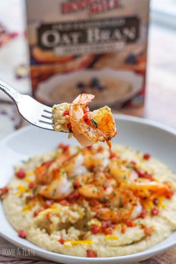 Easy Shrimp Breakfast Bowl Recipe - Home and Plate